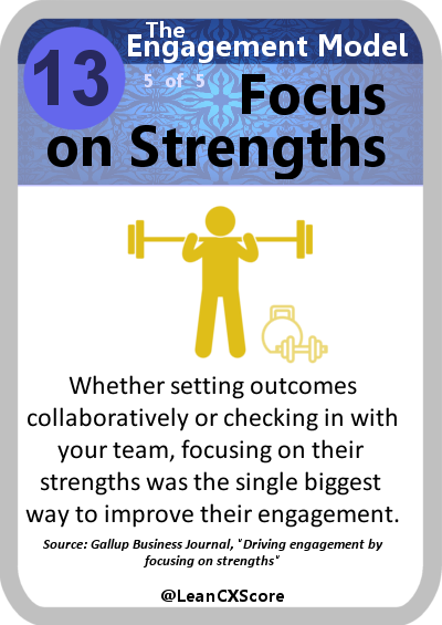 Lean CX Ease of Use Leadership Card – Engagement Model 5 | Project Success